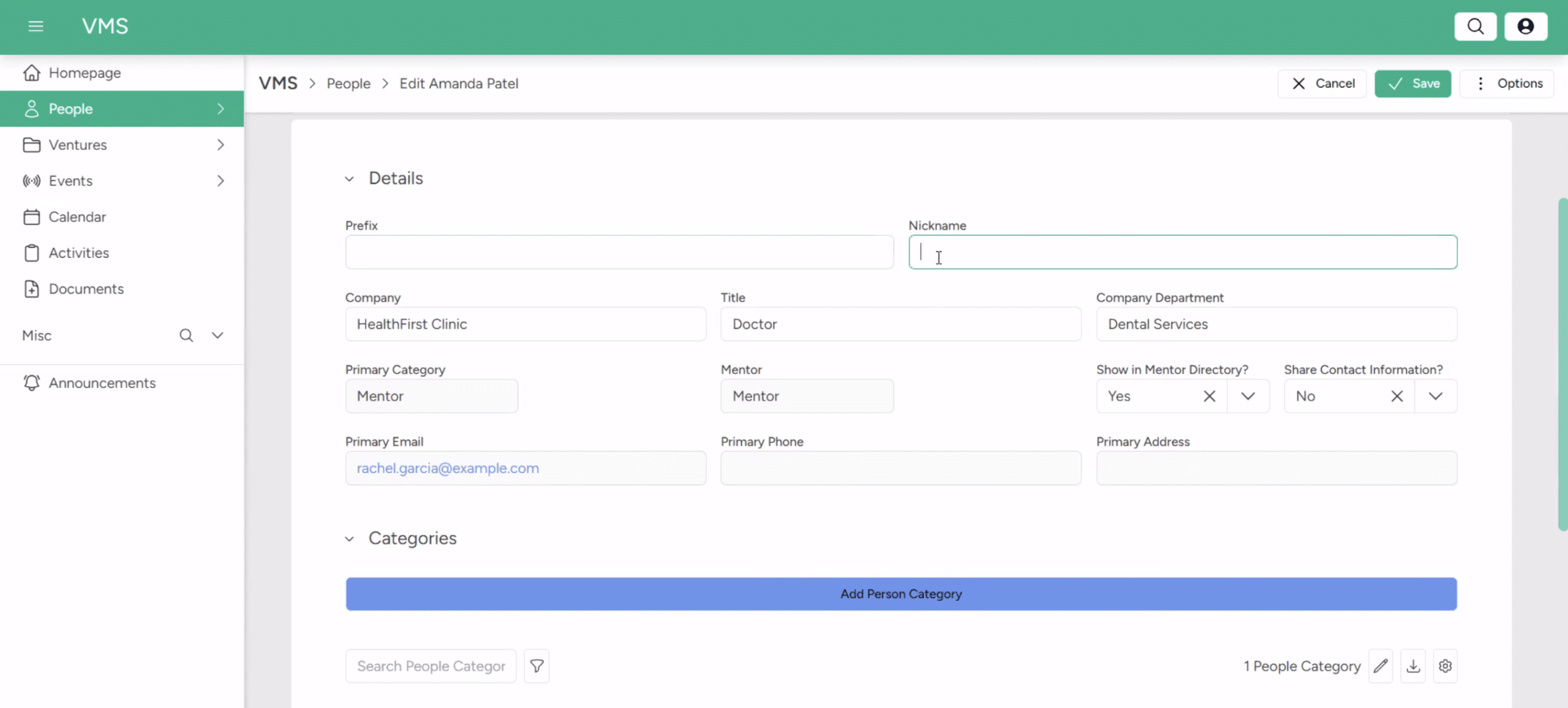 DC VMS - Data Collaborative